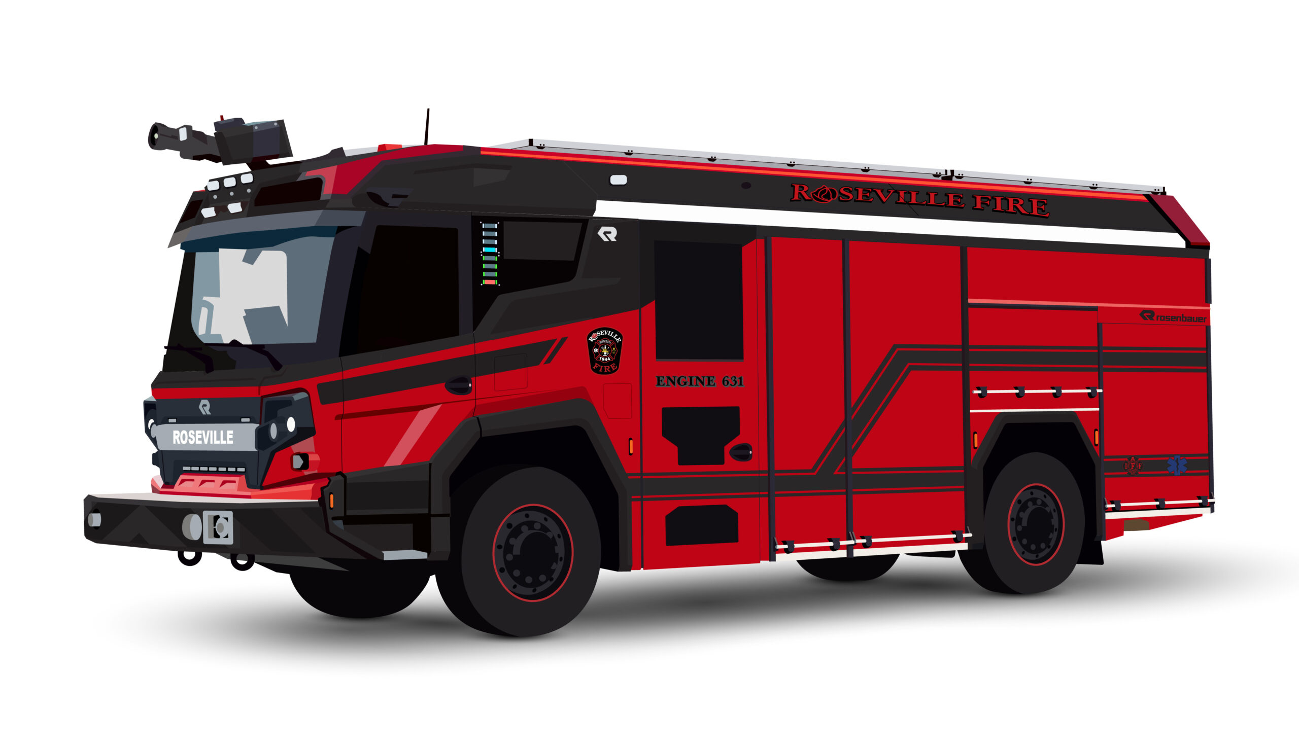 Roseville to unveil Minnesota's second electric fire engine